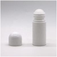 China 50ml/50cc HDPE White Plastic Roll On Bottle Round Shape for Other Cosmetic Essentials for sale