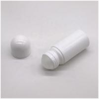 China 50ml/50cc HDPE White Plastic Roll On Bottle Round Shape for Other Cosmetic Essentials for sale