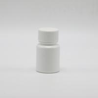 China HDPE Round Shape 20mL White Plastic Empty Bottle for Chemical Powder Sample Liquid Storage for sale