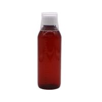 China 200mL Oval Amber PET Prescription Pharmacy Bottle 28mm Neck Liquid Medicine Storage for sale