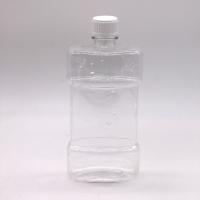 China Screen Printing 500ml PET Unique Shape Liquid Mouthwash Plastic Bottle with Screw Cap for sale