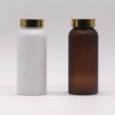 China 250ML Eco-Friendly PET Plastic Bottle for Supplement Pill Capsule Tablet Storage Container for sale