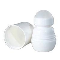 China 50ml PE/PP Essential Oil Plastic Roll On Bottle for Deodorant Refillable Containers for sale