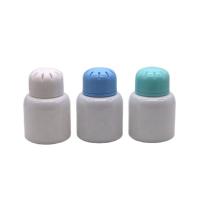 China 90ml PET White Plastic Perfume Bottle with Screw Cap 32mm Neck Diameter Solid Fragrance Bottle for sale