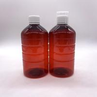 China 500mL PET Plastic Cylinder Bottle 28mm Neck for Liquid Supplement Medicine 16.9oz for sale