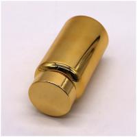 China 150ML PET Gold Plated Screw Cap Plastic Supplement Container Bottle for Promotion for sale