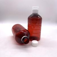 China 500mL PET Plastic Cylinder Bottle 28mm Neck for Liquid Supplement Medicine 16.9oz for sale