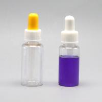 China 15ml Round PET Plastic Dropper Bottle with Tube Medicine Grade Custom Dropper Cap for sale