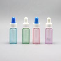 China 15ml Round PET Plastic Dropper Bottle with Tube Medicine Grade Custom Dropper Cap for sale