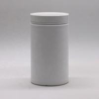 China 600mL 20oz HDPE Empty Straight Round Plastic Powder Medicine Containers with Screw Cap 80mm Neck for sale
