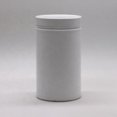 China 600mL 20oz HDPE Empty Straight Round Plastic Powder Medicine Containers with Screw Cap 80mm Neck for sale