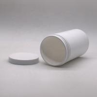 China 600mL 20oz HDPE Empty Straight Round Plastic Powder Medicine Containers with Screw Cap 80mm Neck for sale