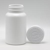 China Custom 225ml HDPE Drug Safe Refill White Plastic Bottle with CRC Cap for sale