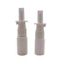 China 15ml 20ml 30ml HDPE Nasal Spray Plastic Bottle with Custom Color and Spray Nozzle Cap for sale