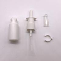 China 15ml 20ml 30ml HDPE Nasal Spray Plastic Bottle with Custom Color and Spray Nozzle Cap for sale