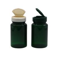 China 150ML PET capsule pill tablet leakproof bottle with flip top cap customized and degradable for sale