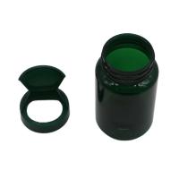 China 150ML PET capsule pill tablet leakproof bottle with flip top cap customized and degradable for sale