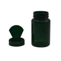 China 150ML PET capsule pill tablet leakproof bottle with flip top cap customized and degradable for sale