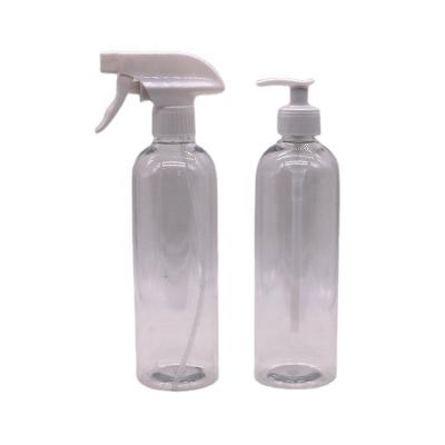 China Customized Color 500ml HDPE Plastic Pump Bottle for Lotion with 28mm Neck for sale