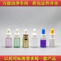 China Medicine Grade PET Plastic Dropper Bottle with Tube 10ml 15ml 20ml 25ml 30ml 17mm Neck for sale