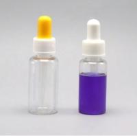 China Medicine Grade PET Plastic Dropper Bottle with Tube 10ml 15ml 20ml 25ml 30ml 17mm Neck for sale
