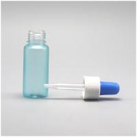 China Medicine Grade PET Plastic Dropper Bottle with Tube 10ml 15ml 20ml 25ml 30ml 17mm Neck for sale