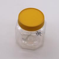 China 200ml PET Octagon Food Jar for Nuts Kernels Customizable Color Plastic Bottle for sale