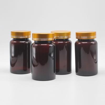 China 150cc 5OZ Sterile PET Plastic Bottle for Medicine Supplement Vitamin Storage Solution for sale