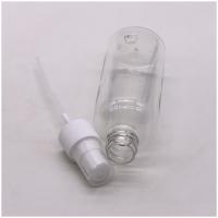 China 100mL PET Pump Bottle Plastic Spray Bottles for Alcohol Container Surface Handling for sale