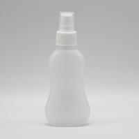 China 100ml PE Waist Collection Plastic Sprinkler Bottle with Customized Logo and Clamshell for sale