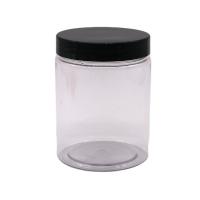 China 300ml PET Wide Mouth Plastic Food Storage Bottle with Aluminium Lid 67mm Neck for sale