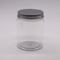 China 300ml PET Wide Mouth Plastic Food Storage Bottle with Aluminium Lid 67mm Neck for sale