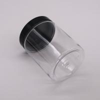 China 300ml PET Wide Mouth Plastic Food Storage Bottle with Aluminium Lid 67mm Neck for sale