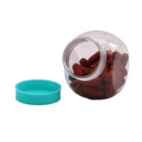 China 70ml PET Round Plastic Bottle for Candy Snacks and Pet Food Storage 32mm Neck for sale