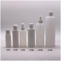 China 100ml HDPE Flat Shoulder Sprinkler Bottle for Alcohol Spray in Large Quantity for sale