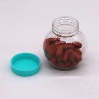 China 70ml PET Round Plastic Bottle for Candy Snacks and Pet Food Storage 32mm Neck for sale