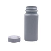 China 120ml HDPE Square Drug Grade Pill Bottle Refillable Medicine Container with CRC Cap for sale
