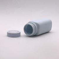 China 120ml HDPE Square Drug Grade Pill Bottle Refillable Medicine Container with CRC Cap for sale