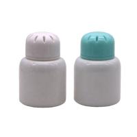 China 90ml Square PET Plastic Pill Capsule Tablet Bottle for Solid Spice Packaging 52mm Diameter for sale