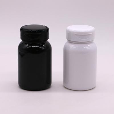 China 3OZ 90ML PET Medical Plastic Refillable Empty Bottle for Capsule Pill Tablet Medicine for sale