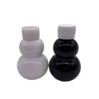China 120ml PET Gourd Bottle 25mm Neck Customizable Color Screw Cap for Health Products for sale