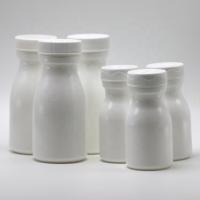 China 120mL Bowling Shape HDPE Plastic Bottle for Pill Storage Medicine Solid Tablet Capsule for sale