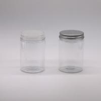 China 250ml PET Food Jar with 59mm Screw Cap and Aluminium Lid for Confectionery Packaging for sale