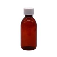 China CRC Cap PET Square Sterile Cough Syrup Oral Liquid Bottle Container 120ML 4OZ for sale
