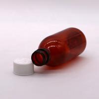 China CRC Cap PET Square Sterile Cough Syrup Oral Liquid Bottle Container 120ML 4OZ for sale