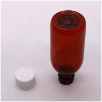China CRC Cap PET Square Sterile Cough Syrup Oral Liquid Bottle Container 120ML 4OZ for sale