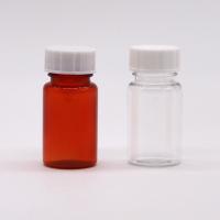 China PET 15mL Round Plastic Bottle with Screw Cap for Tablet Capsule Storage Medicine Packaging for sale