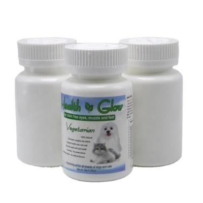 China Custom Color Label Stickers 100ml HDPE Plastic Bottle for Supplement Pill Capsules for sale