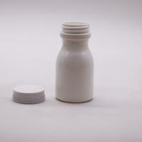 China SCREW CAP Sealing Type 60mL Bowling Shape HDPE Plastic Bottle for Supplement Storage for sale