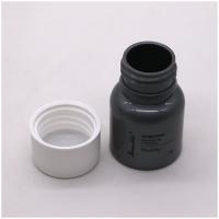 China PET Pill Bottle 30ml 1oz Medicine Tablet Container with CRC Cap and Heat Seal for sale